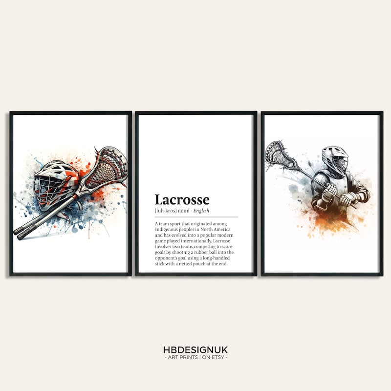 Lacrosse Art - Etsy