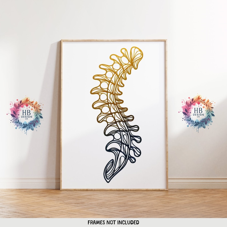 Chiropractic Definition Prints - 3 Line Art Posters | Chiropractor ...