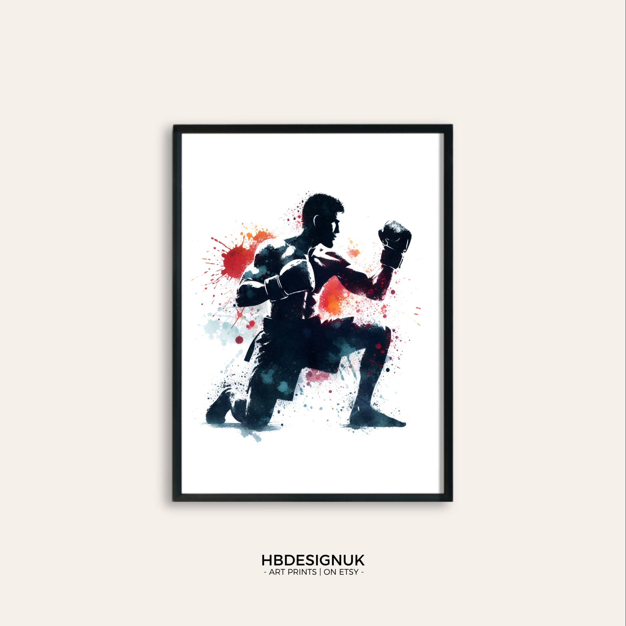 MMA Print Poster - Set of 3 Mixed Martial Arts Posters | Room Decor Art ...
