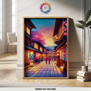 Japan Poster Prints - Set of 3 Posters | Vintage Wall Art Decor ...