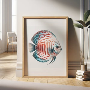 Abstract Coastal Wall Art Set - 3 Watercolour Prints | Colourful ...