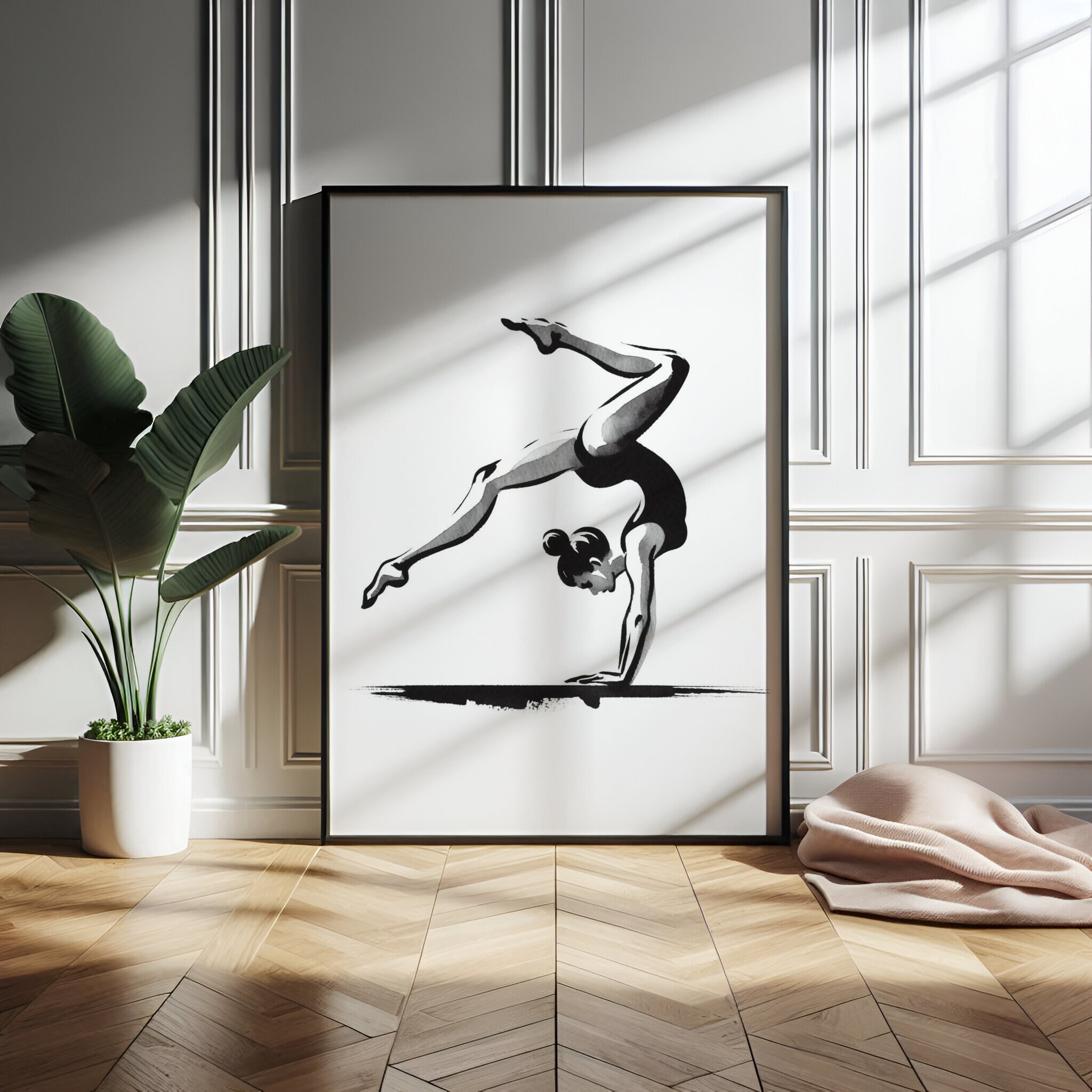 Personalised Gymnastics Posters - Set of 3 Prints | Boys Girls Bedroom ...