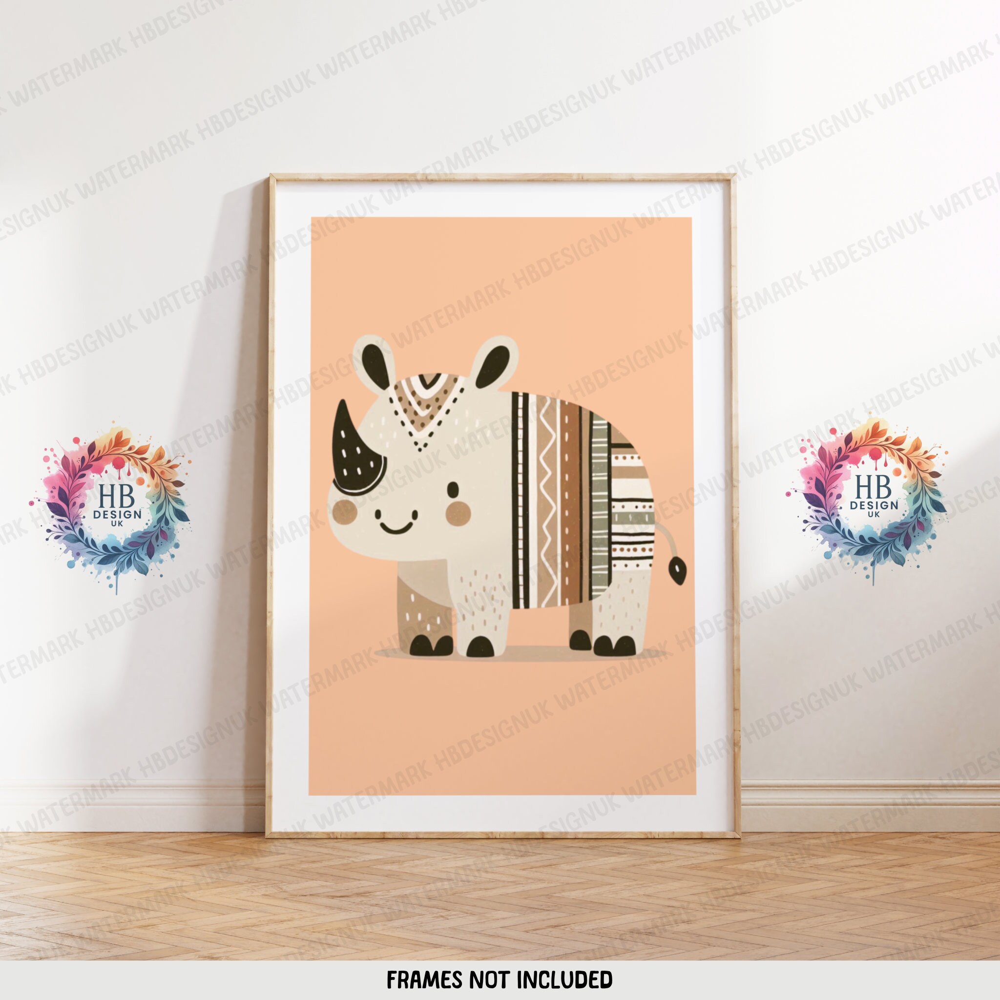 Boho Safari Nursery Prints Set of 3 Posters Kids Playroom Wall Print ...