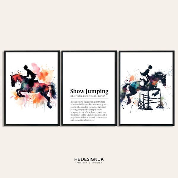 Show Jumping - Etsy