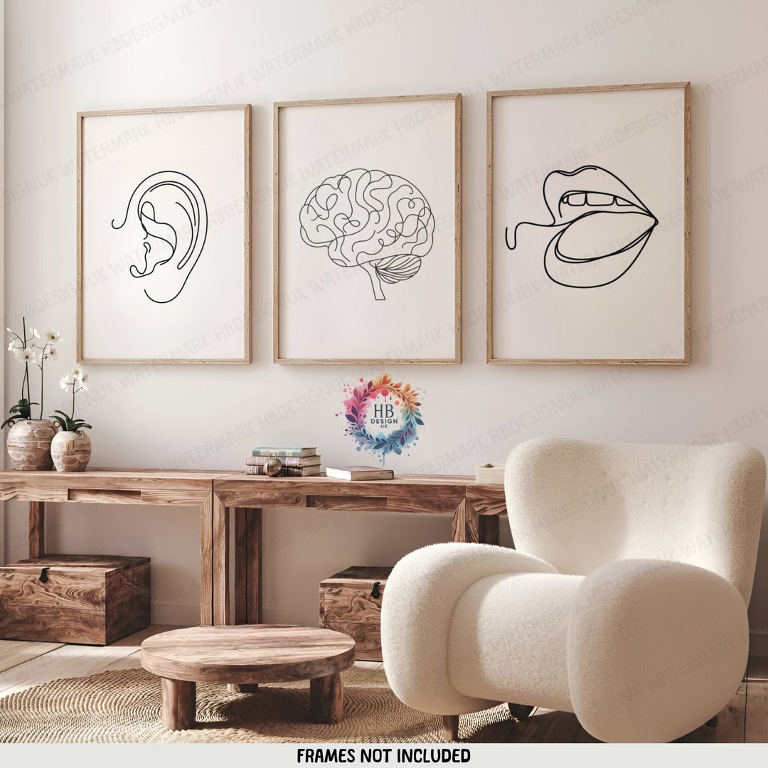 Minimal Speech Therapist Prints - Set of 3 Wall Art | SLP Office Decor ...