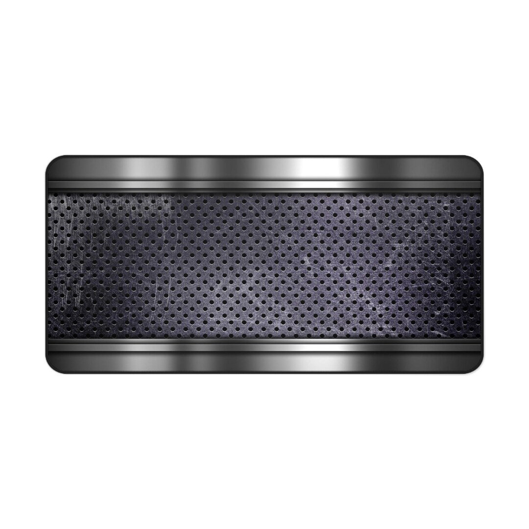 Faux Metal Grate Office Mat Desk Mat Modern Desk Mat Work Decor Deskmat ...