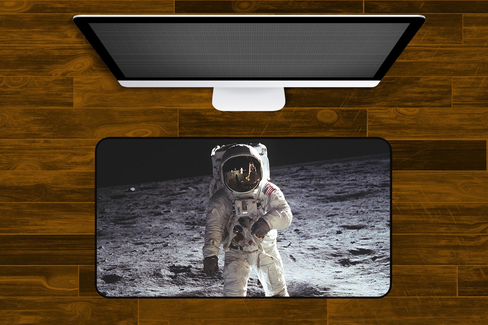 Space Astronaut Office Mat Desk Mat Modern Desk Mat Work Decor Deskmat ...