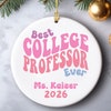 Professor Gift Personalized Journal Notebook - Professor Appreciation ...