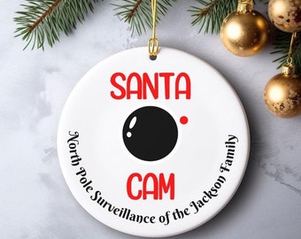 Santa Cam Ornament Elf Surveillance Ornament Elf on a Shelf - Etsy
