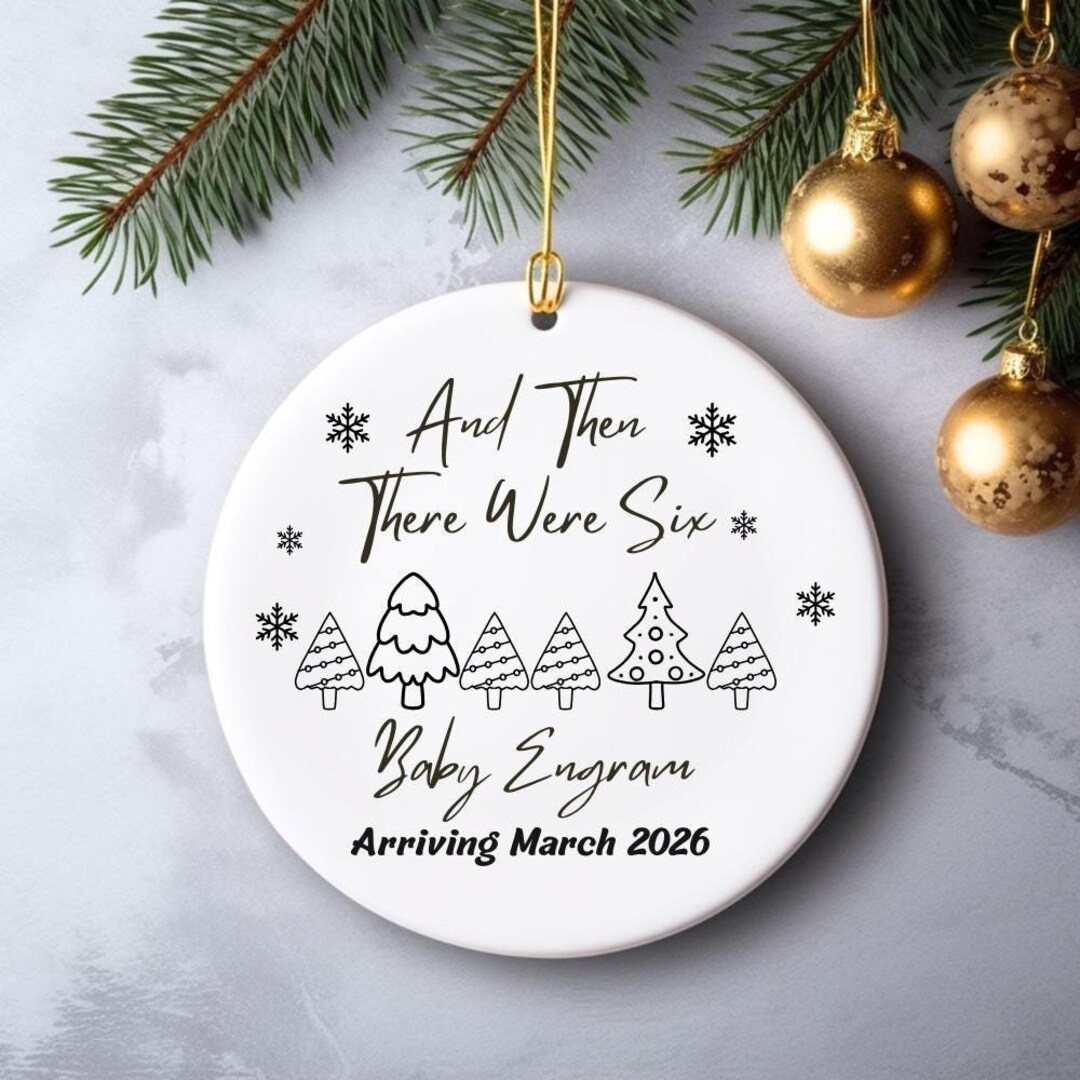 And Then There Were Six Ornament, Then There Were 6, Family of Six ...