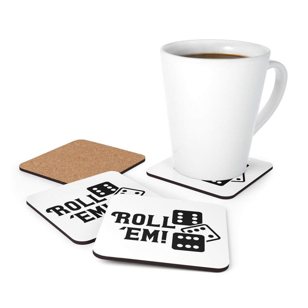 Bunco Coaster Set, Bunco Favor, Bunco Hostess Gift, Bunco Babe, Queen ...