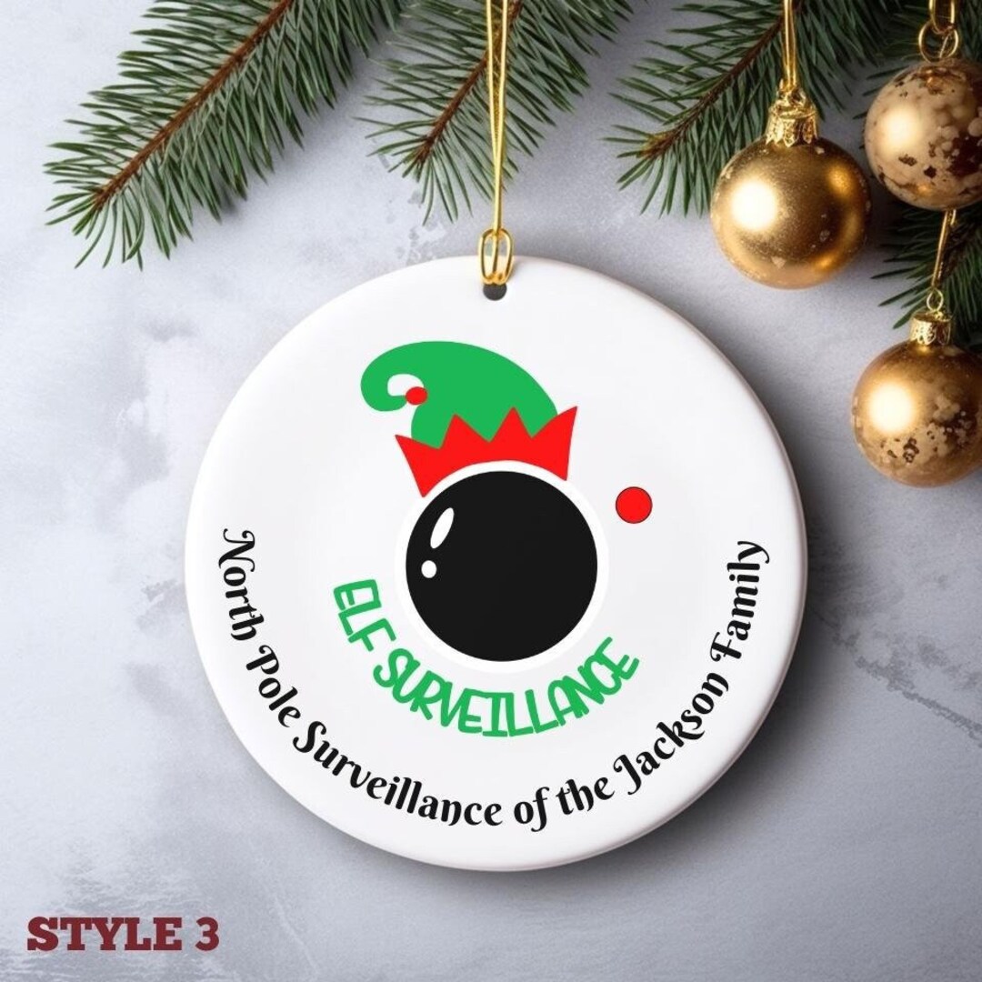 Elf Surveillance Ornament, Santa Camera, Elf Cam, Elf Camera, Santa ...