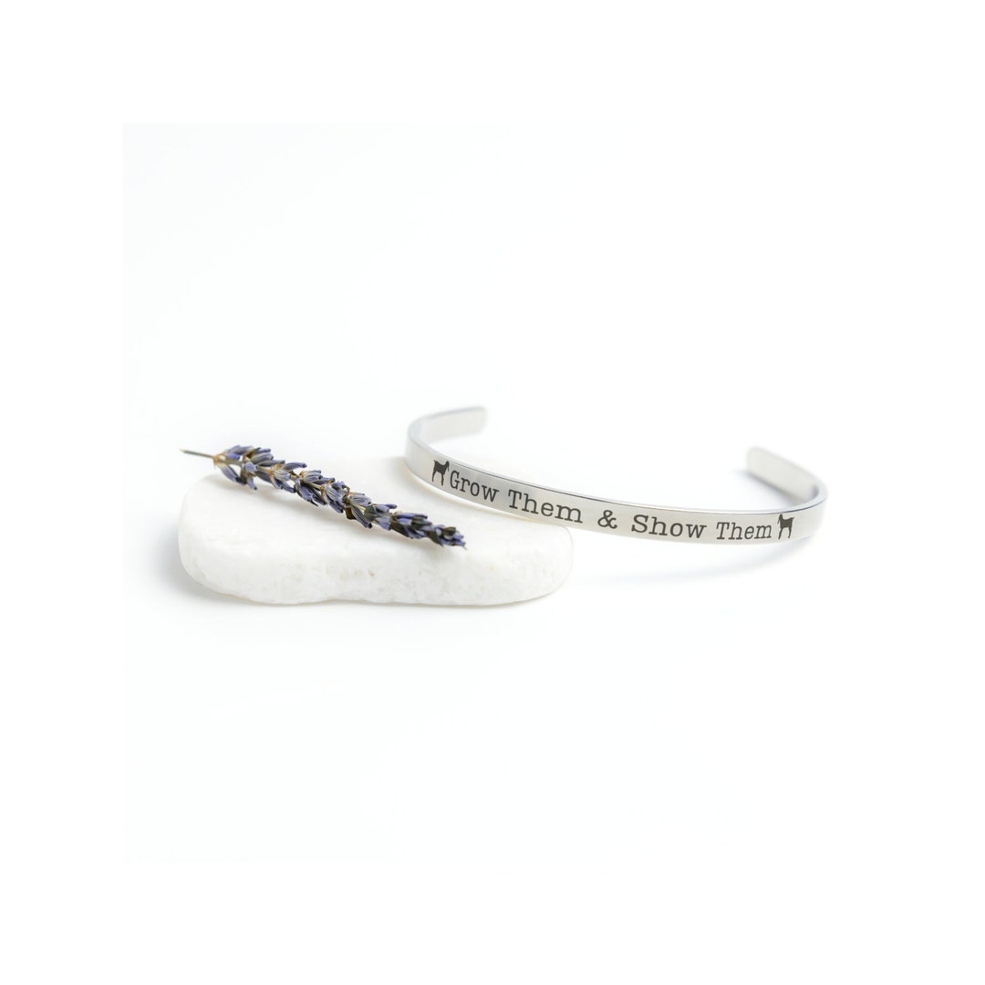 Show Goat Bracelet, Farm Goat Bracelet, Show Goat Gift, Goat Sponsor ...