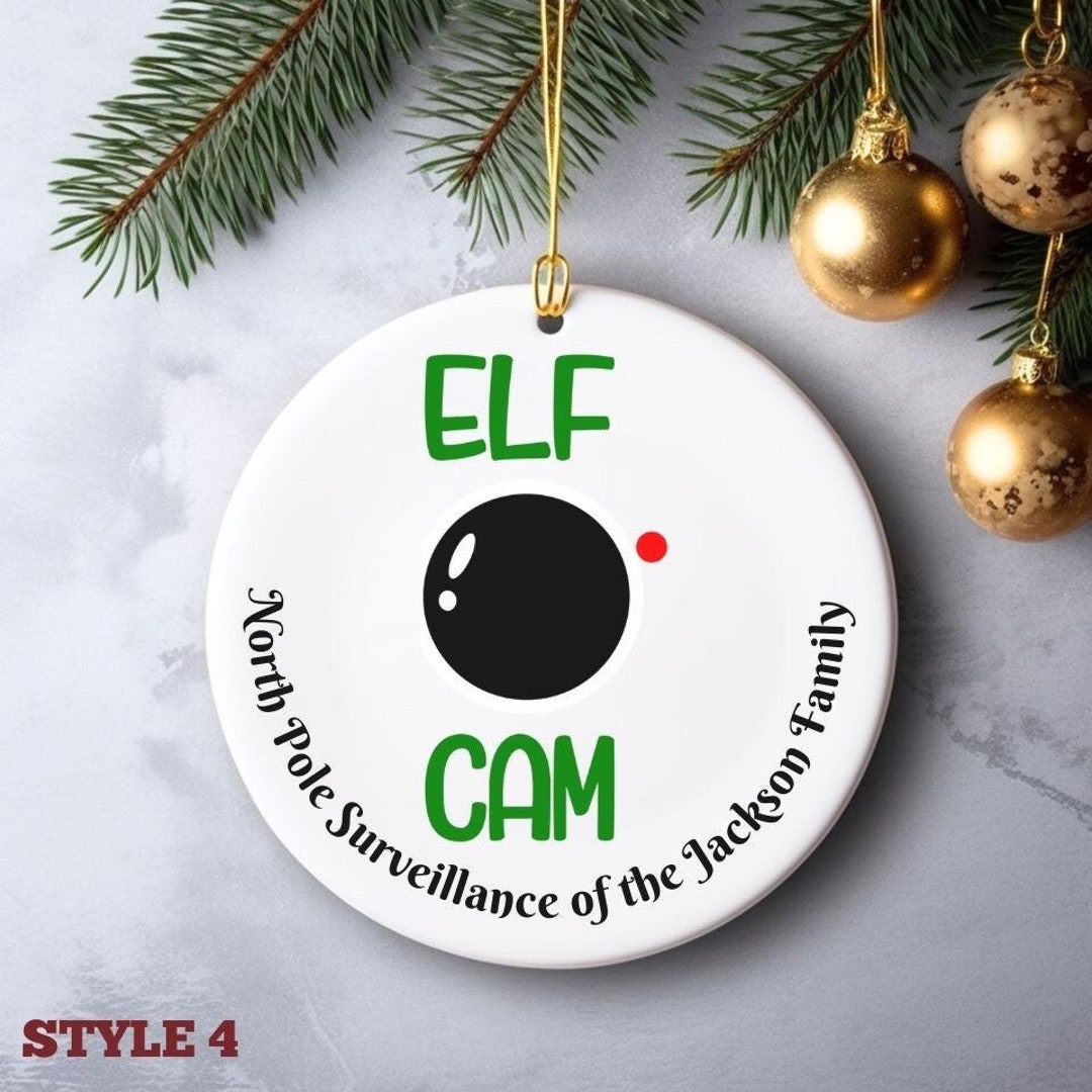 Elf Surveillance Ornament, Santa Camera, Elf Cam, Elf Camera, Santa ...