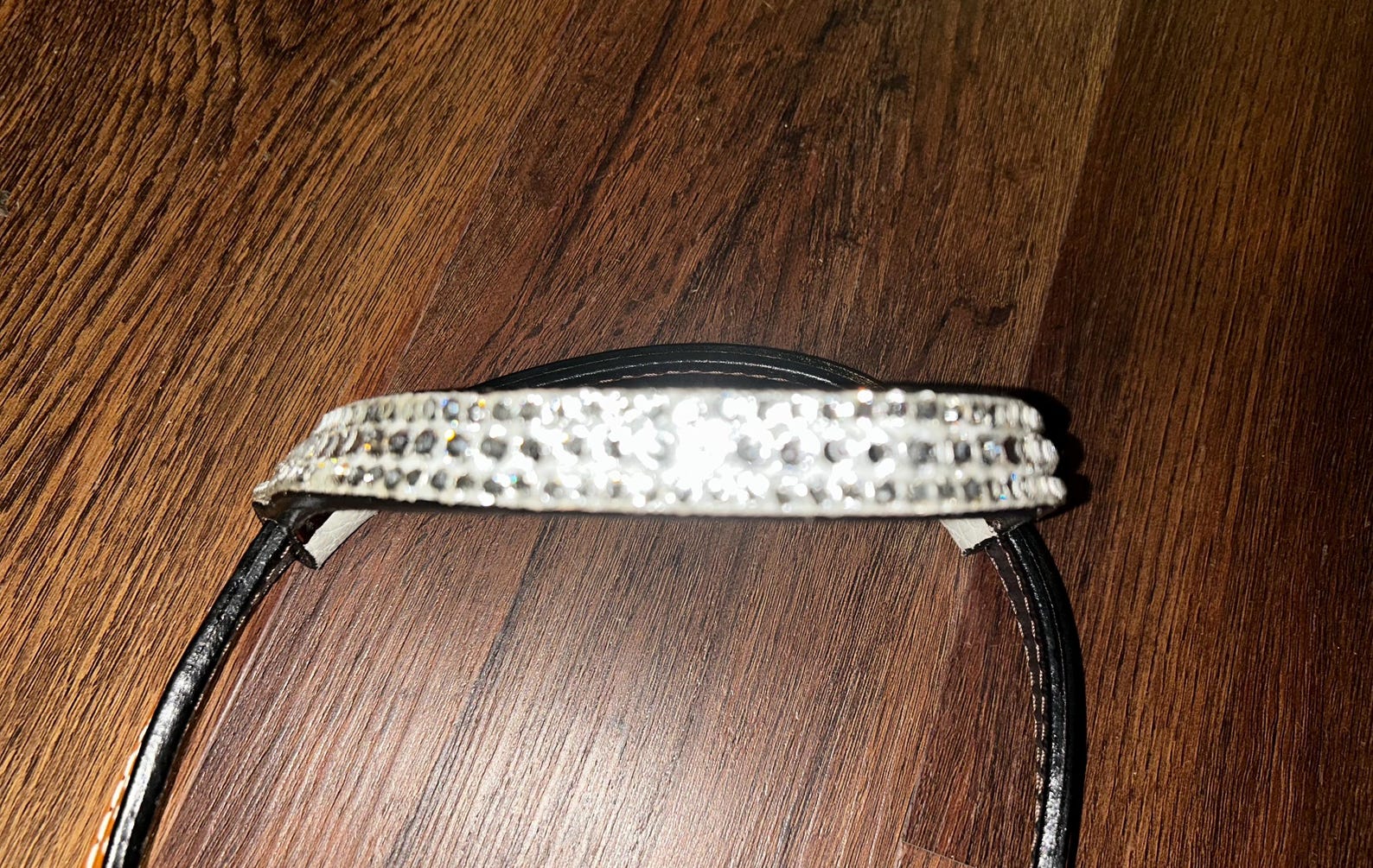 All Silver Bling Rhinestone One Ear Headstall - Etsy