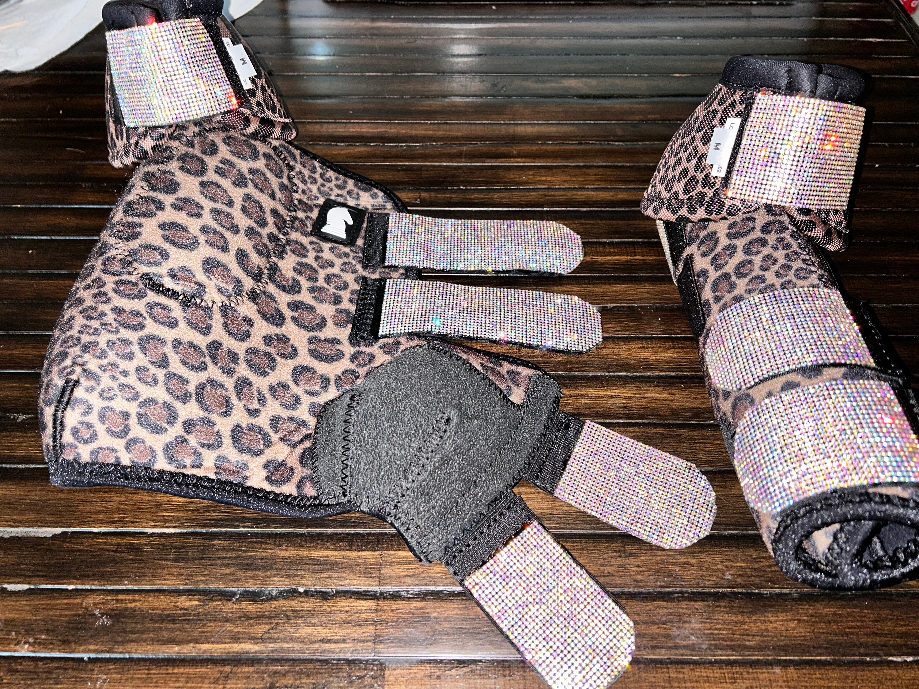 Customize Bling FRONT and HIND Splint Boots. Any Color! Any Size! - Etsy