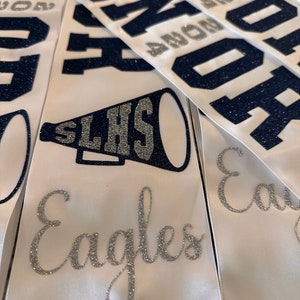 Cheer Sash Without Bow. - Etsy