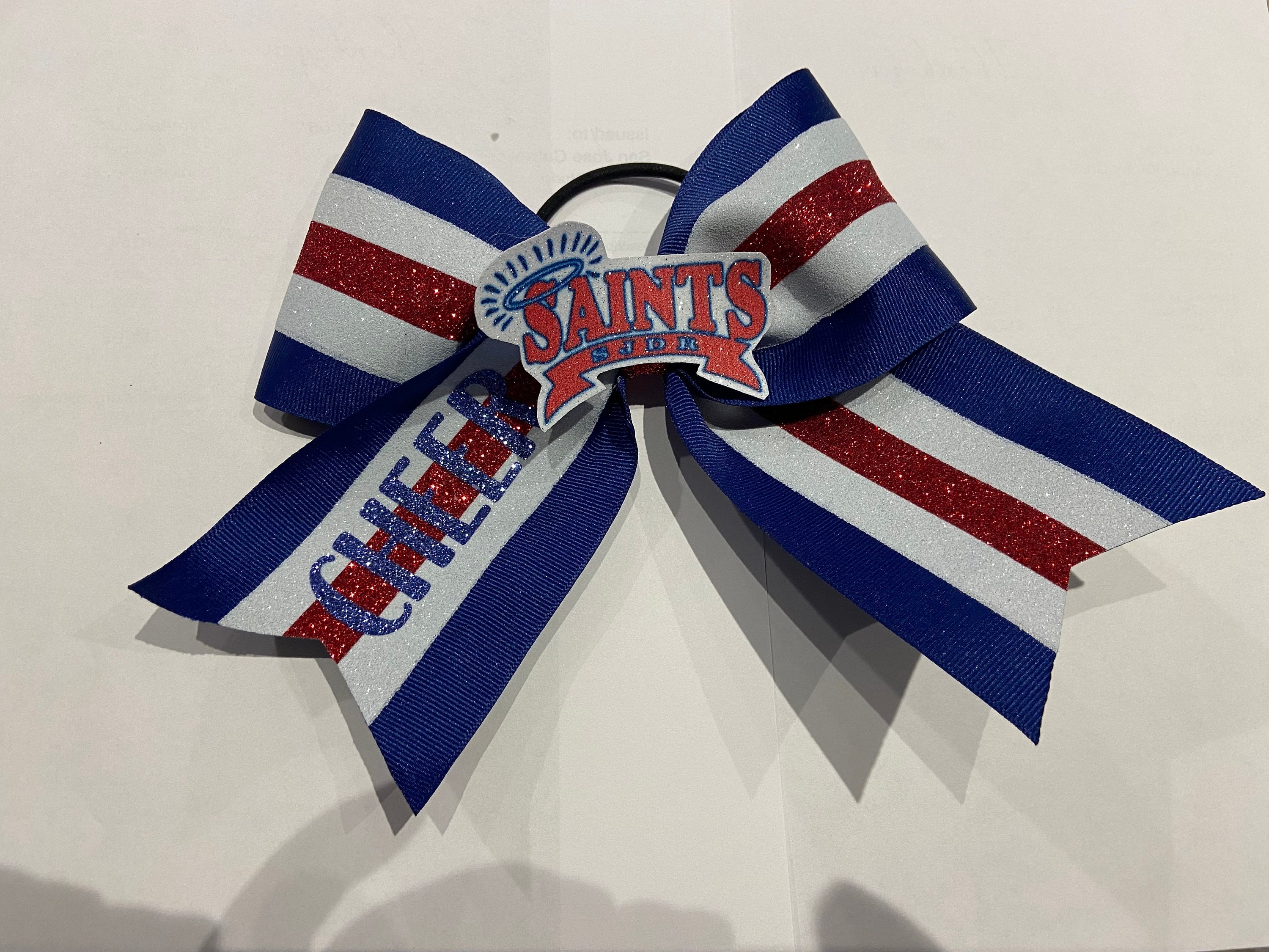 Cheer Bow With a Custom Loop and Custom Tail. - Etsy