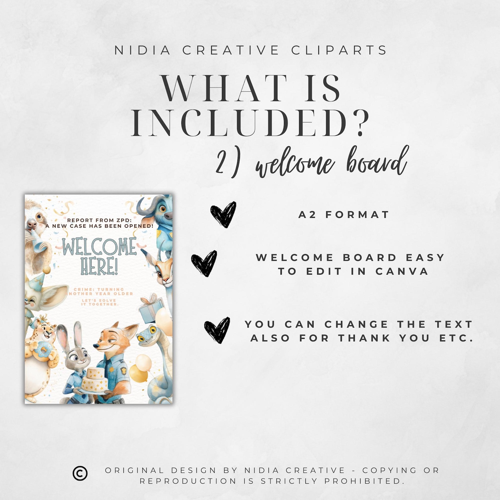 Zootopia Bunny Birthday Invitation: Editable Canva Template, (digital ...