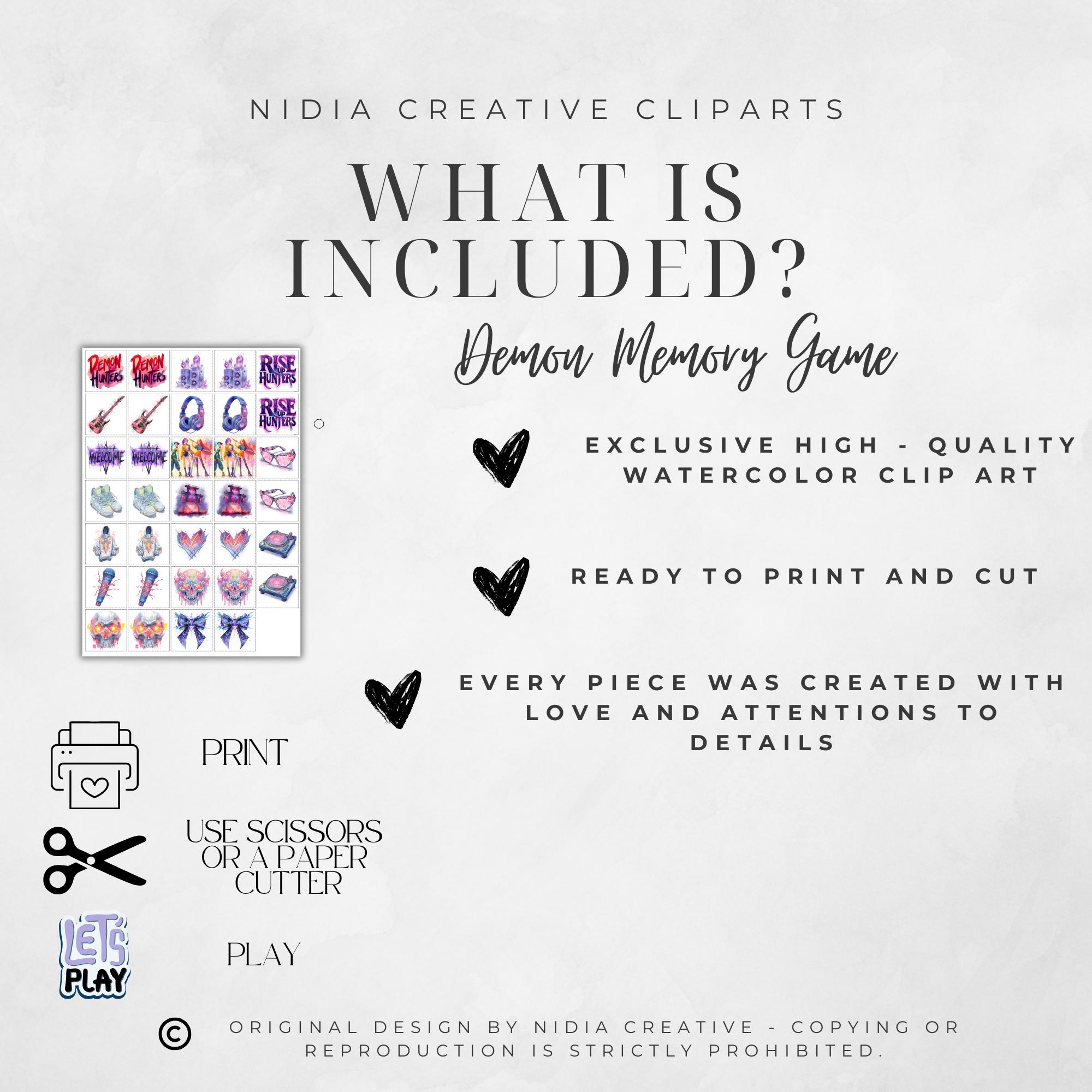 Demon Hunters Kpop Memory Game: Printable Pexeso (PDF Download) - Etsy