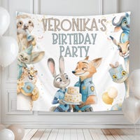 Zootopia Bouquet Latex Foil Balloons for Theme Party Decoration ...
