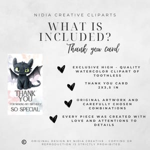 Dragon Thank You Card: (digital Download, 2x3.5") - Etsy