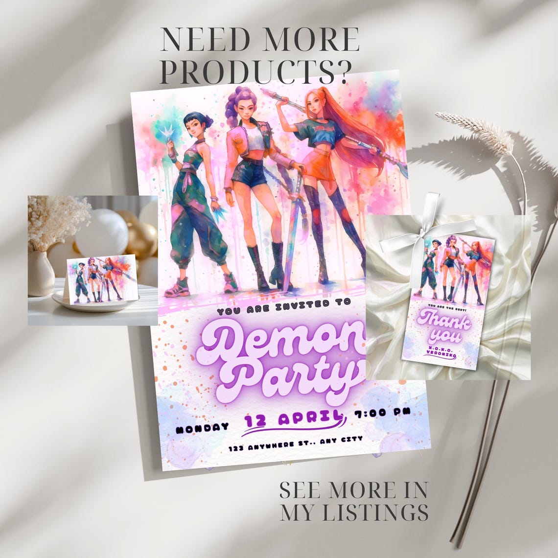 Demon Hunters Kpop Memory Game: Printable Pexeso (PDF Download) - Etsy