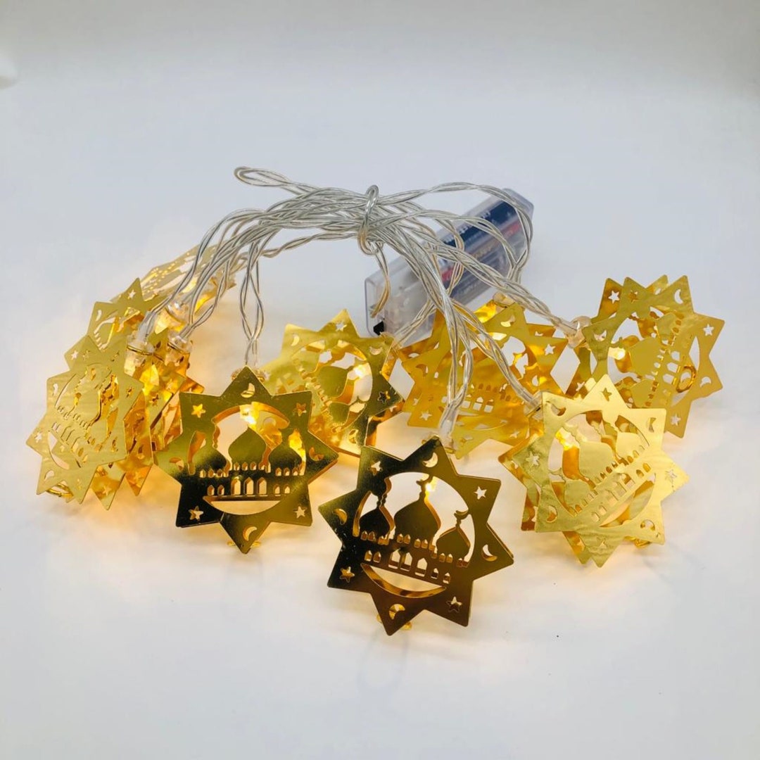 Ramadan Kareem Decor Lights, Eid Mubarak Decor Lights, LED String ...