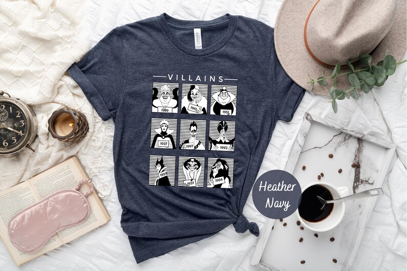 Retro Vintage 90s Disney Villains Shirt Funny Villain Shirt - Etsy
