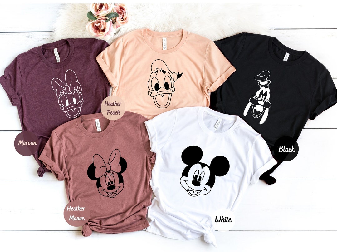 Personalized Disney Trip Shirts, Custom Disney Characters Shirts, Disney Family Shirts, Mickey ...
