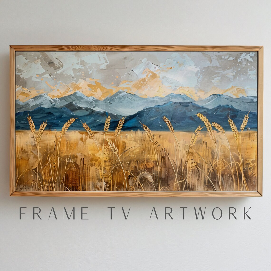 Mountain Valley Field Frame TV Art, Samsung Frame Tv Art, 4k Frame Tv ...