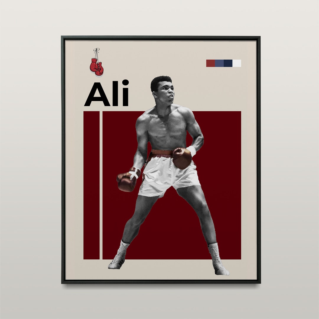 Mohammad Ali Inspired Poster Boxing Poster Ali Printable - Etsy