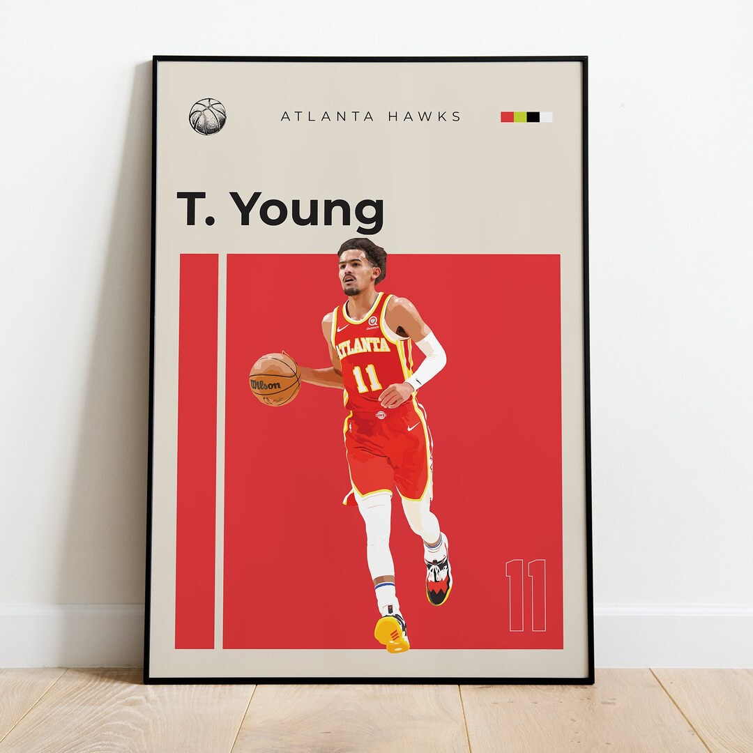 Trae Young Posters, Atlanta Hawks, NBA Players Poster, Basketballer ...