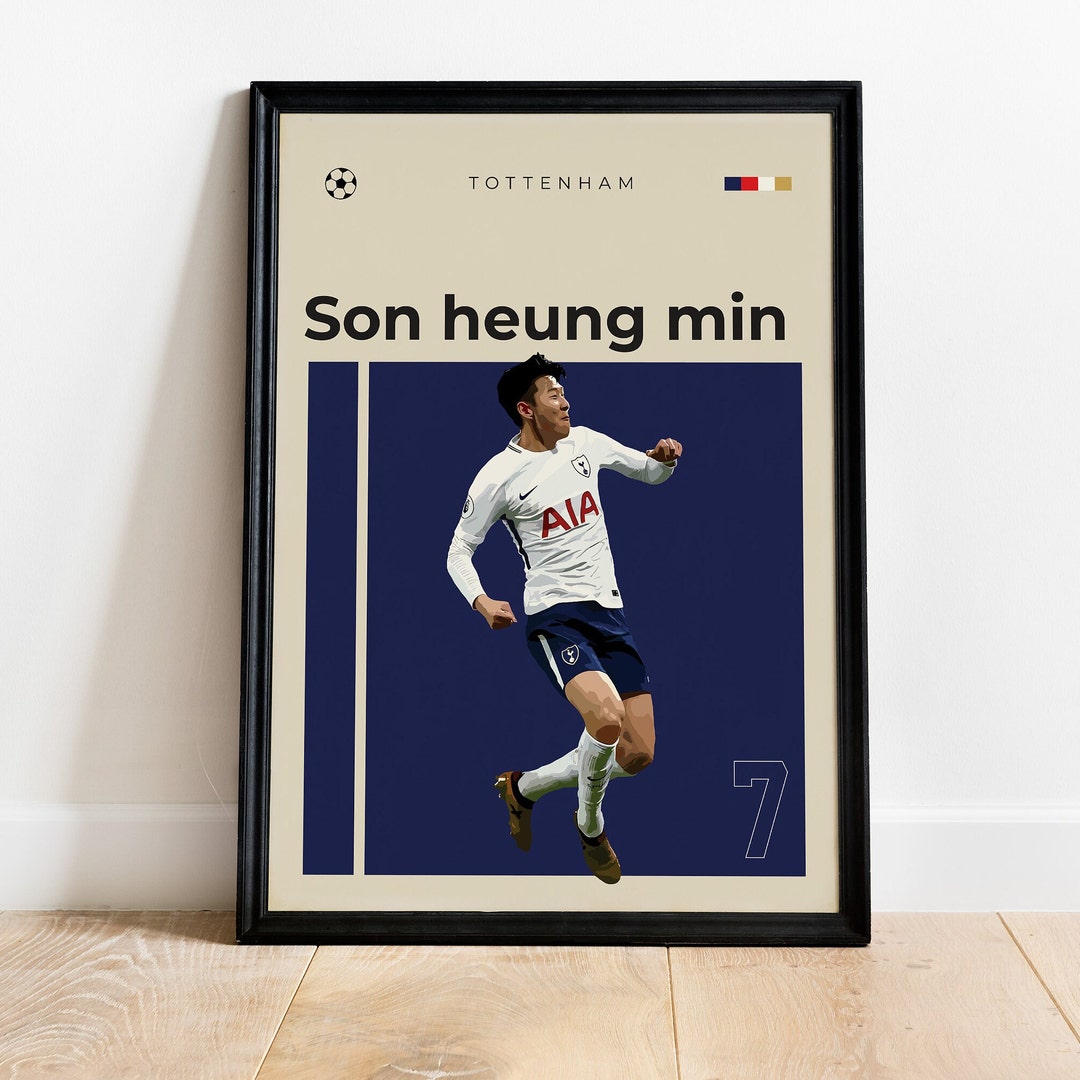 Son Heung-min Posters, Tottenham Players Posters, Premier League Teams ...