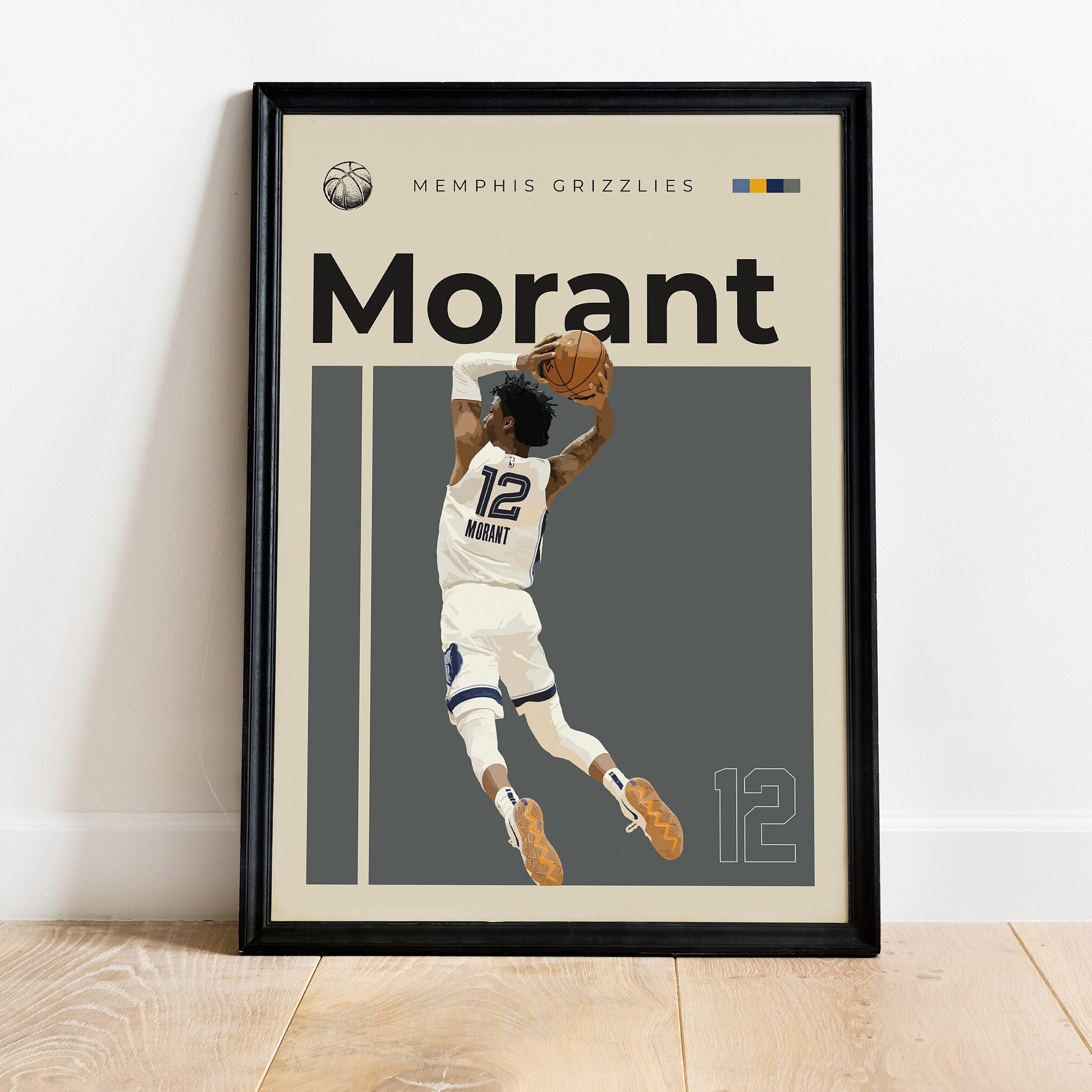 Ja Morant Poster Temetrius Jamel NBA Players Posters - Etsy