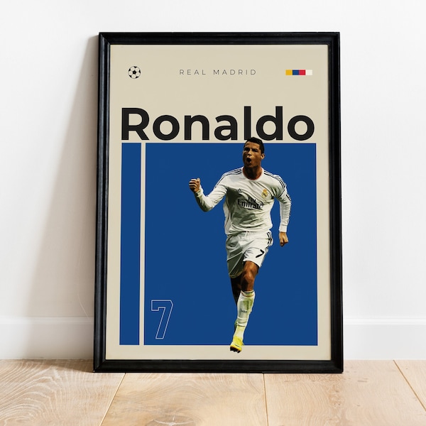 Ronaldo Poster Print - Etsy