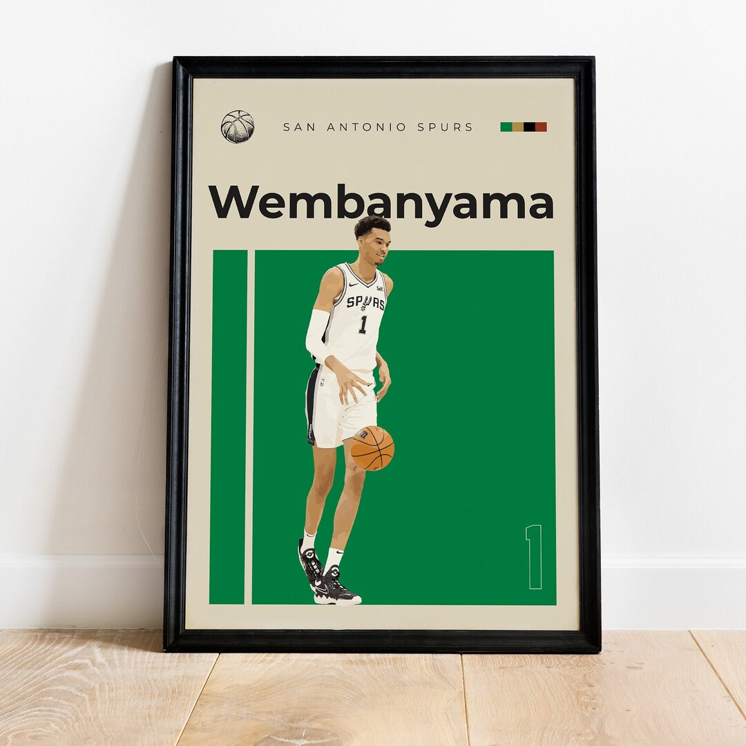 Victor Wembanyama Posters NBA Players Posters Sport Home - Etsy