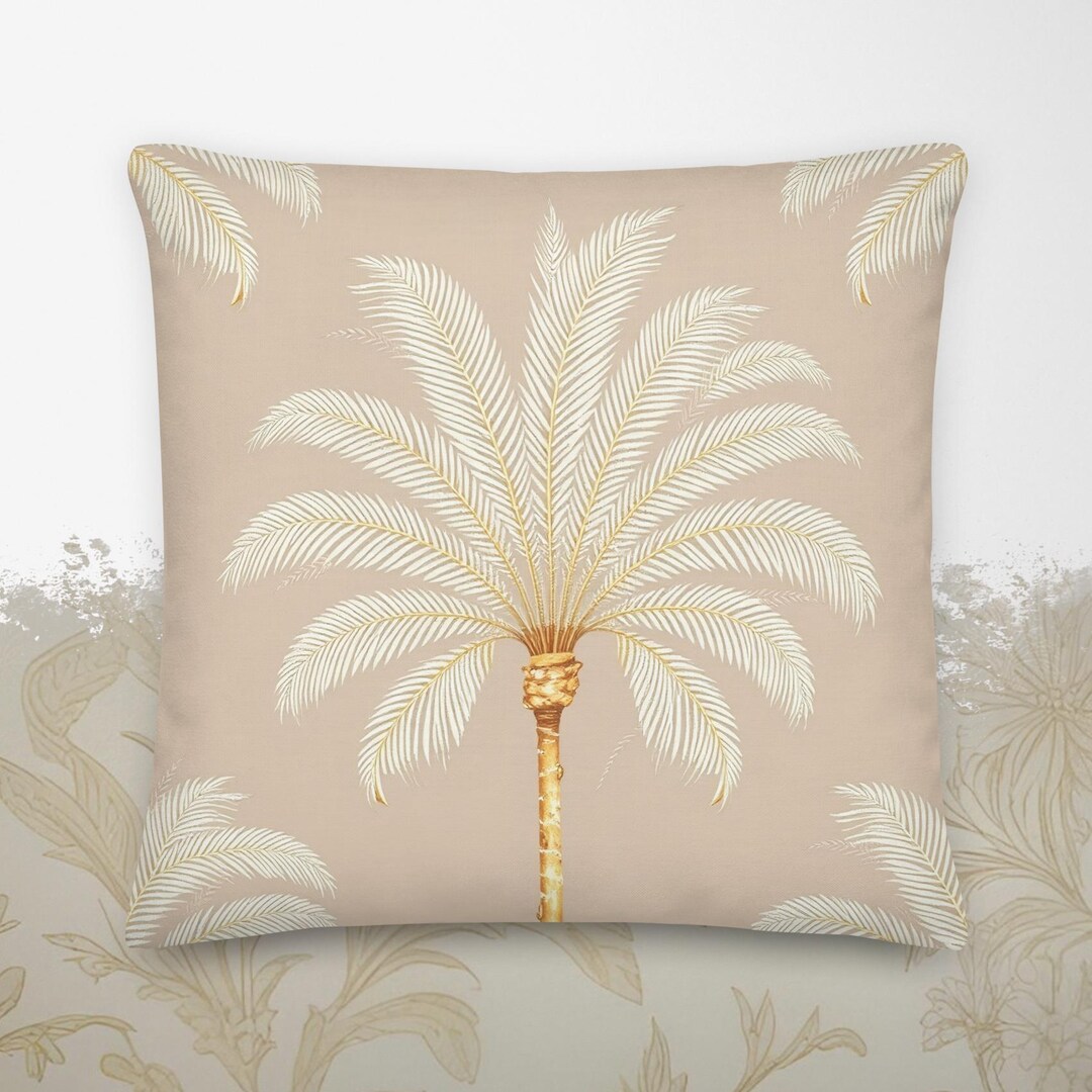 Pillow Palm Palms Palm Tree Palms Plants Home Textiles Home Decor ...