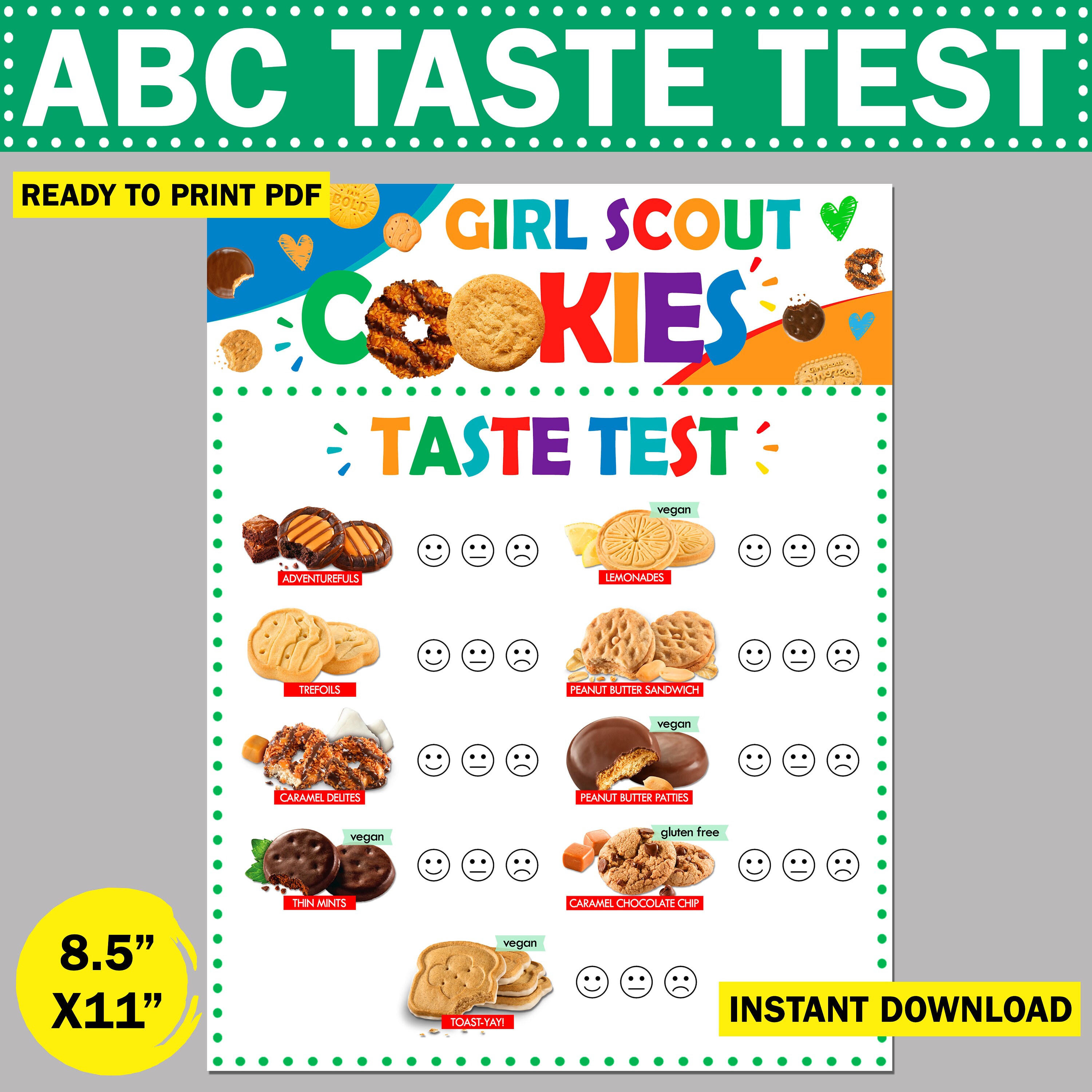 2024 ABC Girl Scout Cookie Taste Test Smart Baker Cookie Tasting Test ...