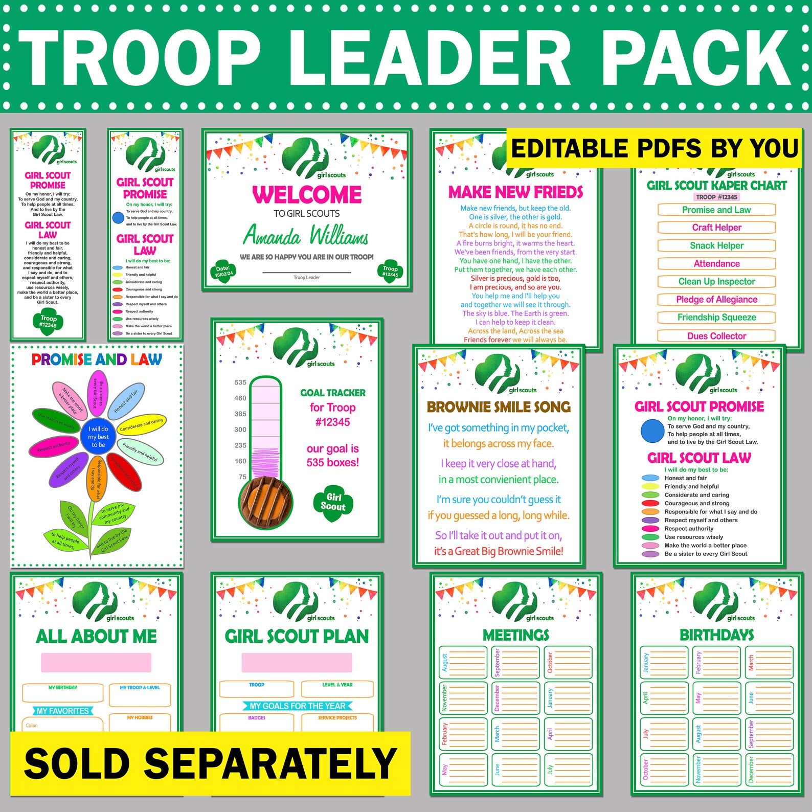 Girl Scout Welcome Certificate for All Levels Daisy Brownie Junior ...