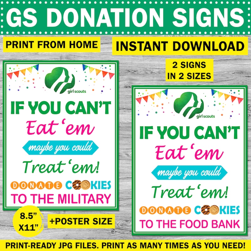 Donation Sign - Etsy