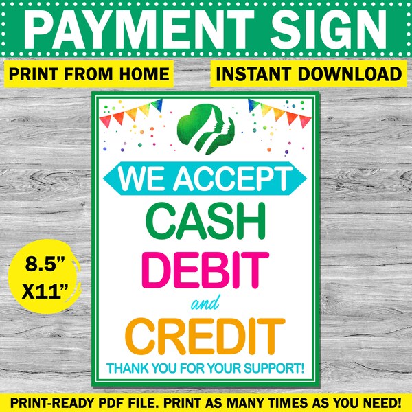 Girl Scout Cookie Booth - Etsy