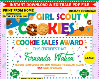 Girl Scout Brownie Smile Song Poster Word Lyric Sign Troop - Etsy