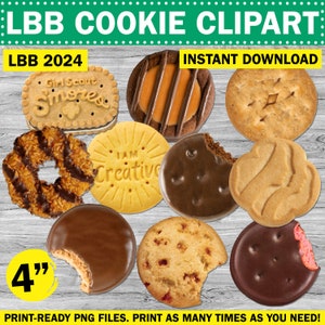 2025 Girl Scout Cookie Business Card With QR Code, Girl Scout Printable ...