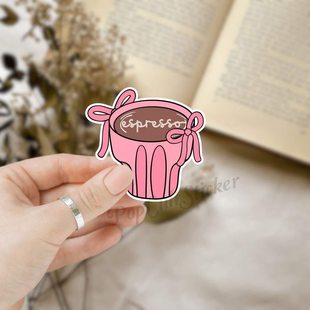 Coquette Espresso Sticker Sabrina Coffee Lover Gift Kindle Sticker ...