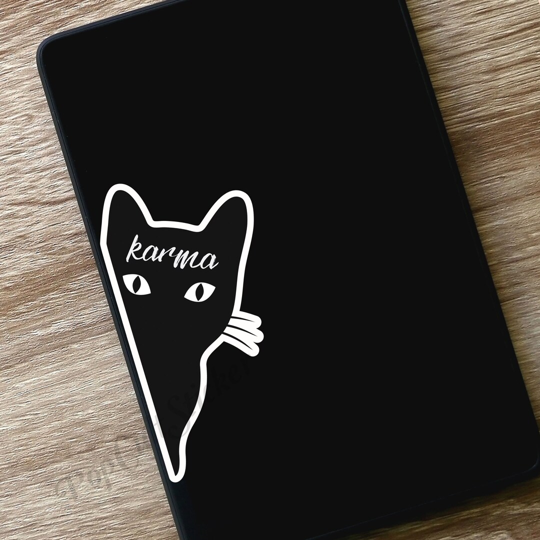 Black Cat Sticker Karma Cat Lover Gift Midnight Inspired Eras Decal party Favor Meet Me at ...