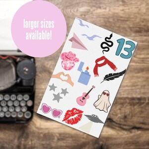 Eras Theme Temporary Tattoo Set Taylor Inspired Tour Outfit Idea Meet ...