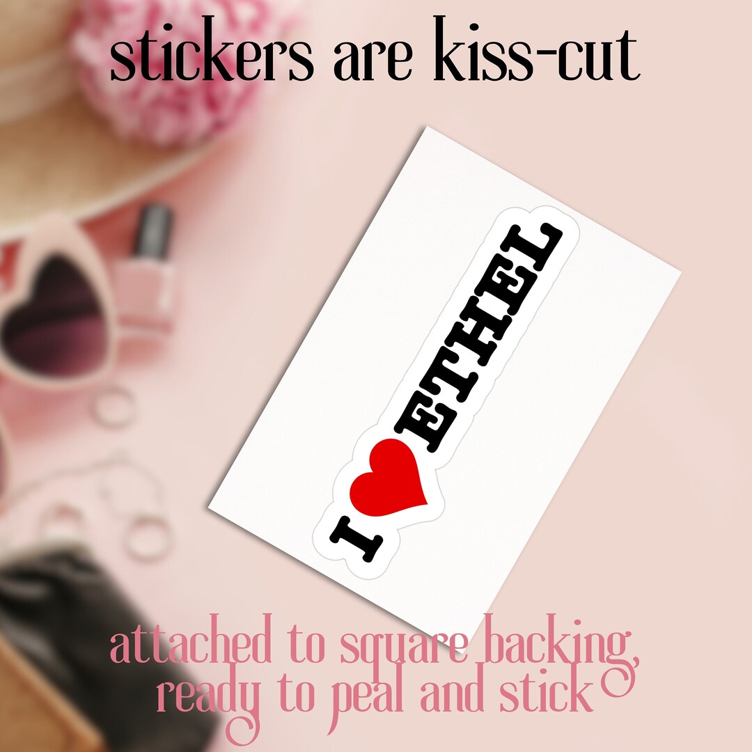 EC Sticker I Heart Ethel Sticker Cain Merch and Fan Art Gift for Her ...