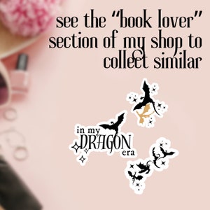 Fantasy Sticker | Trendy Dragon Stickers| E-reader, Booktok Bookish ...