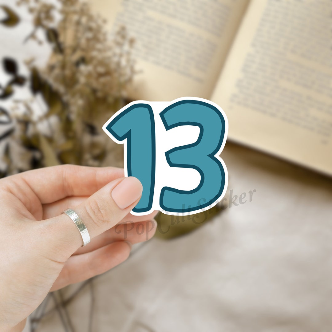 Eras Lucky 13 Sticker | Taylor Inspired Eras Concert Party Accessory ...